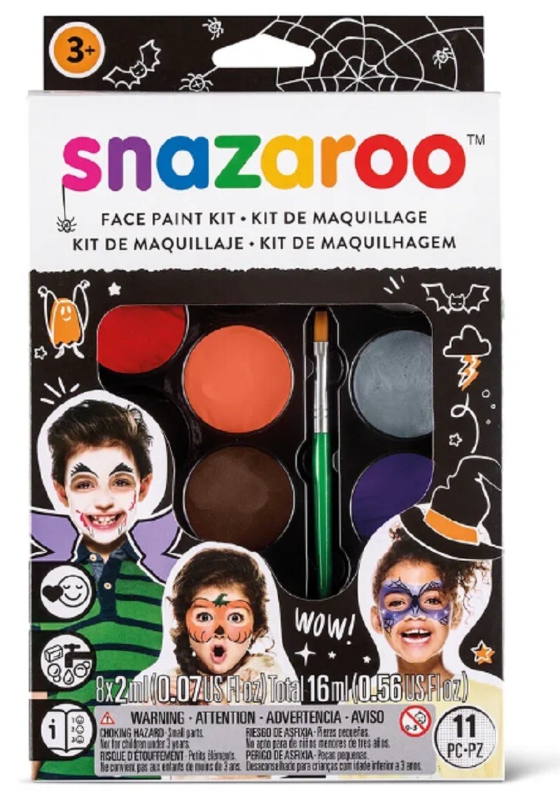 Snazaroo 1172070 Face Paint Palette Halloween Kit for sale online | eBay