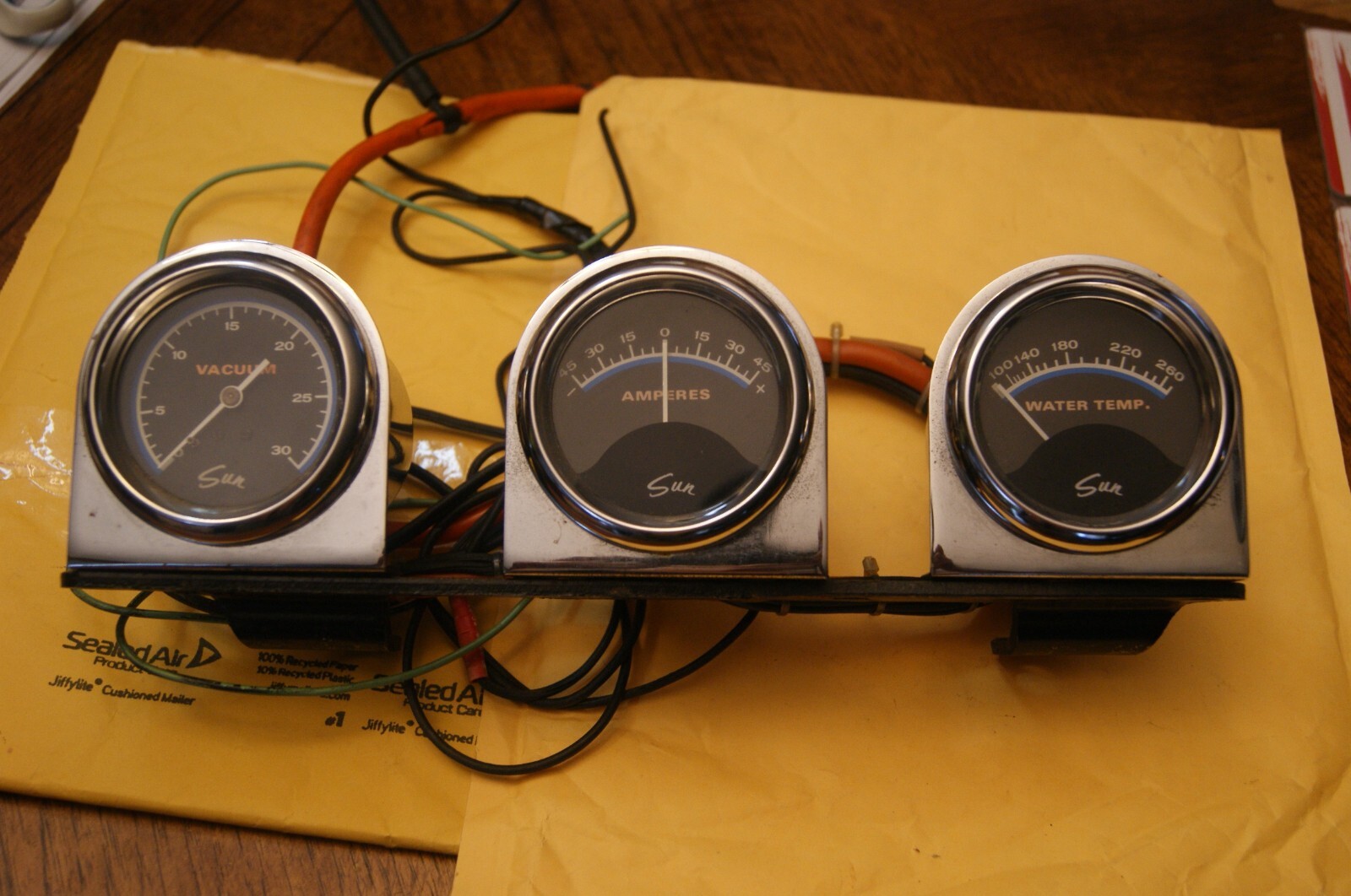 Set of 3 used SUN Vintage 2 5/8" Blueline Line Gauges - excellent NEW ...