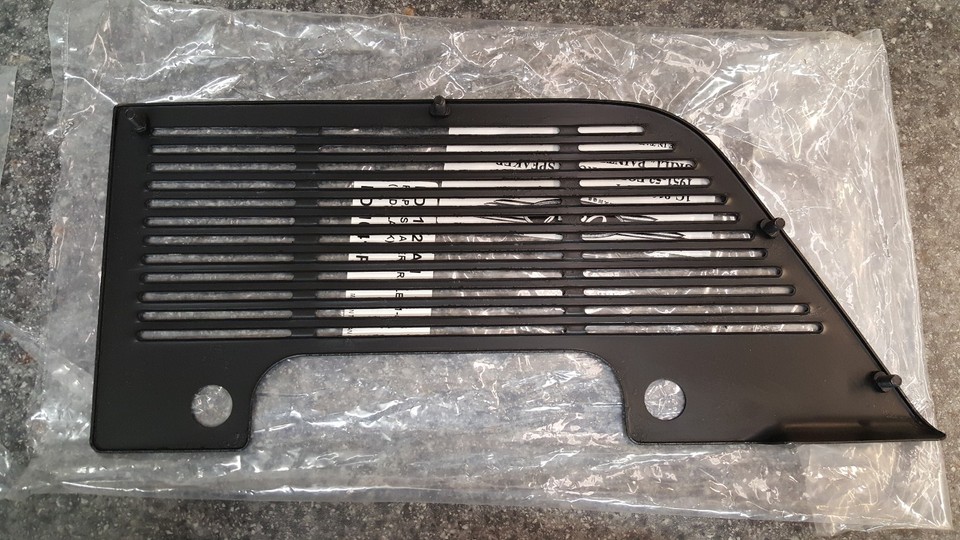 1951-1952 Ford Pickup Truck Speaker Grille Cover | Black Primer