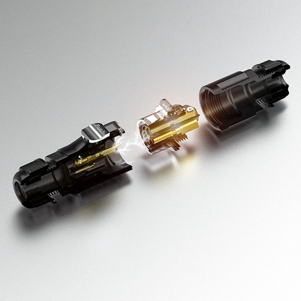 Industrial Electrical Connector Mated IP68 Waterproof Level Wide ...