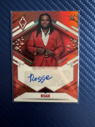 Reggie 2022 Panini Chronicles WWE Superstar Auto Red Prizm | eBay