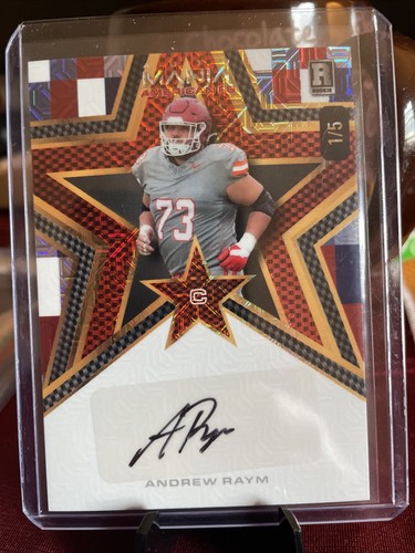 2024 Wild Card Andrew Raym Mania Auto /5 #AMAS-AR Oklahoma / Carolina ...