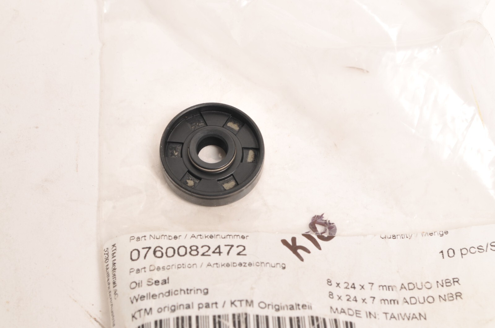 Genuine KTM Oil Seal Shaft Sealing Ring A Duo water pump/twin valve ...