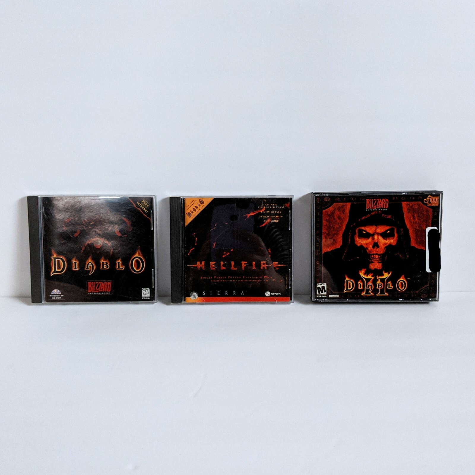 Diablo + Hellfire + Diablo II 2 Lot of 3 PC Games | eBay
