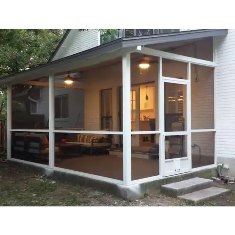 Bronze Screen Room Aluminum Extrusion with Spline Track - 95.25" x 2" x ...