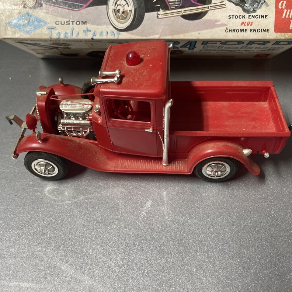 AMT 34 Ford Pickup Customizing Kit Truck Model Kit ~ Assembled | eBay