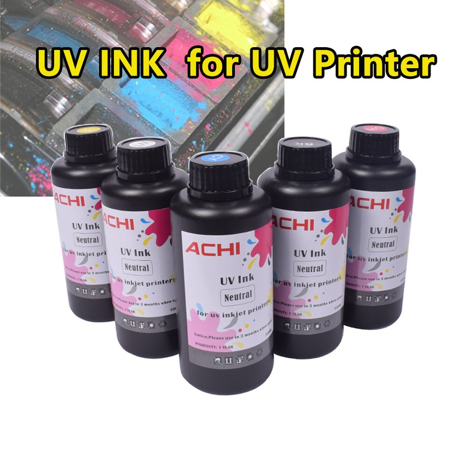 1 Set 500ml UV Print Ink Refill fit For UV Printer Epson Nozzle ...