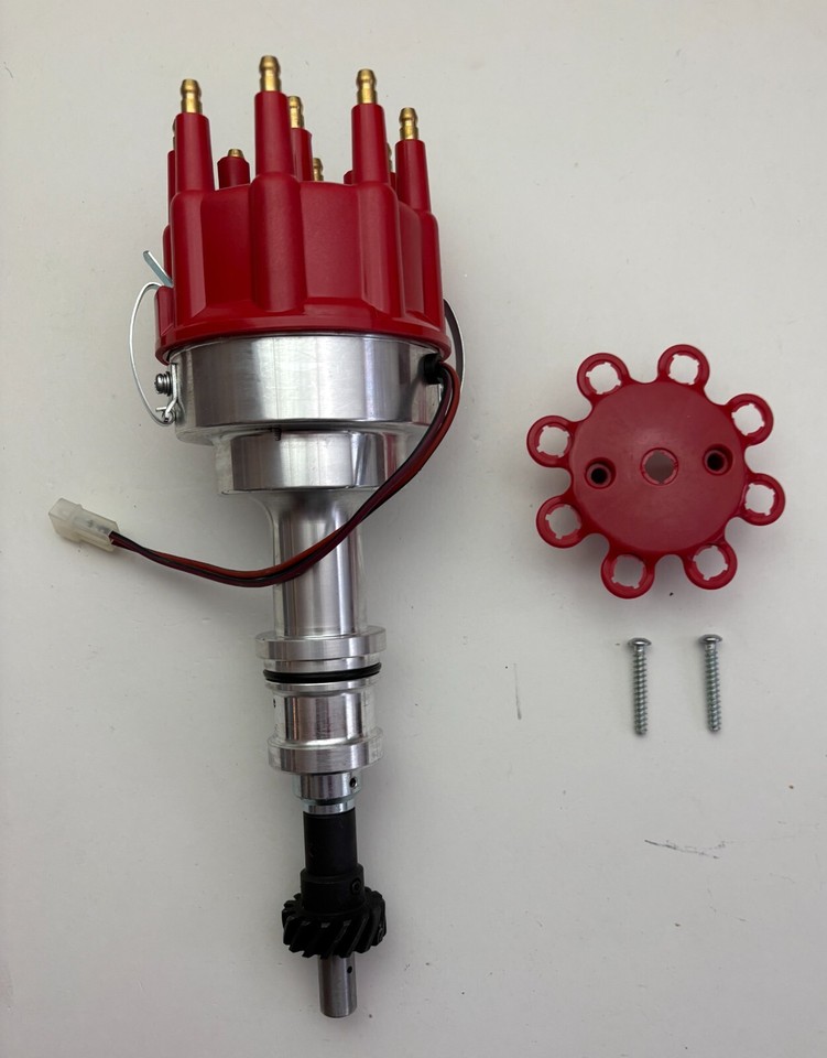 FORD 351C 400 429 460 RED SMALL CAP PRO-BILLET Distributor USE WITH MSD ...
