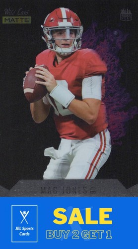 2021 Wild Card Matte White #MBC-3 Mac Jones | eBay