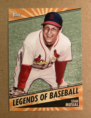 2021 Topps Opening Day Legends Of Baseball LOB-16 Stan Musial Baseball ...