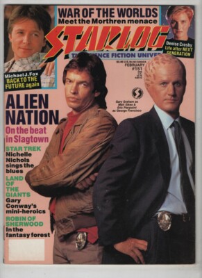 Starlog Mag Gary Graham Matt Sikes Eric Pierpoint February 1990 ...