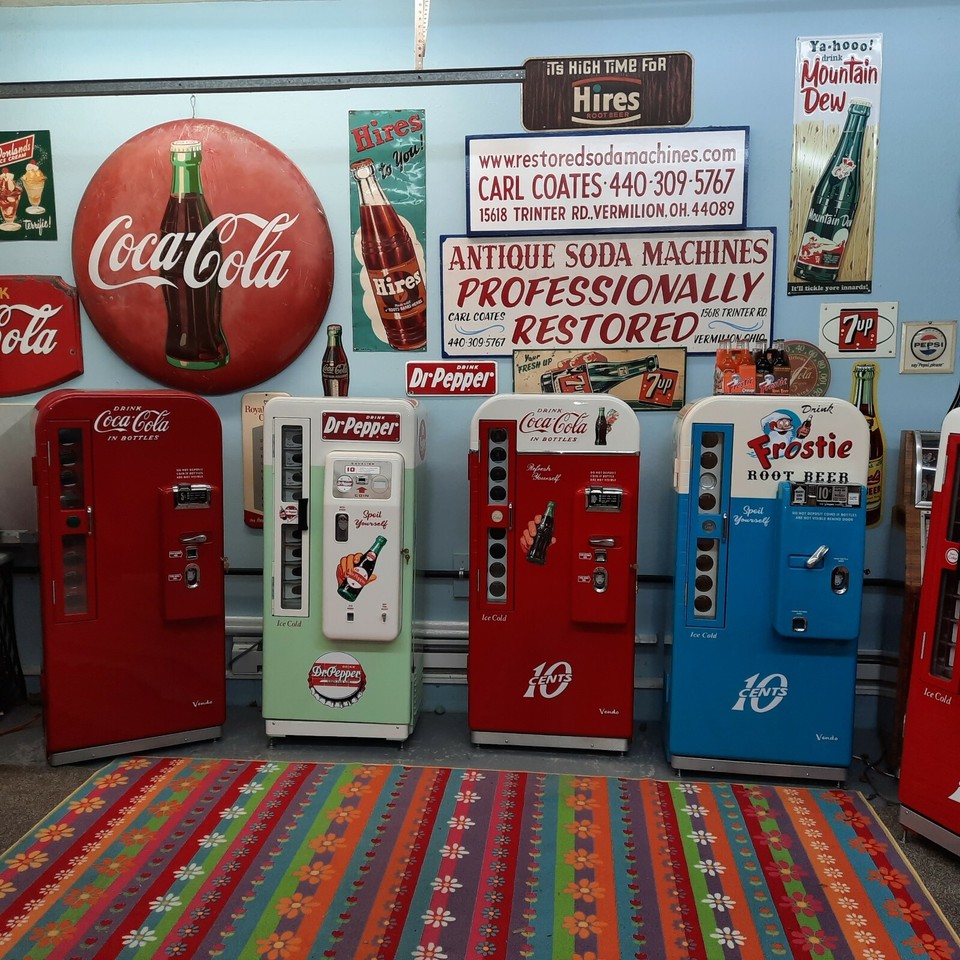 Coca Cola Coke Machines Professional Restoration Vendo 56 Cavalier 72 ...