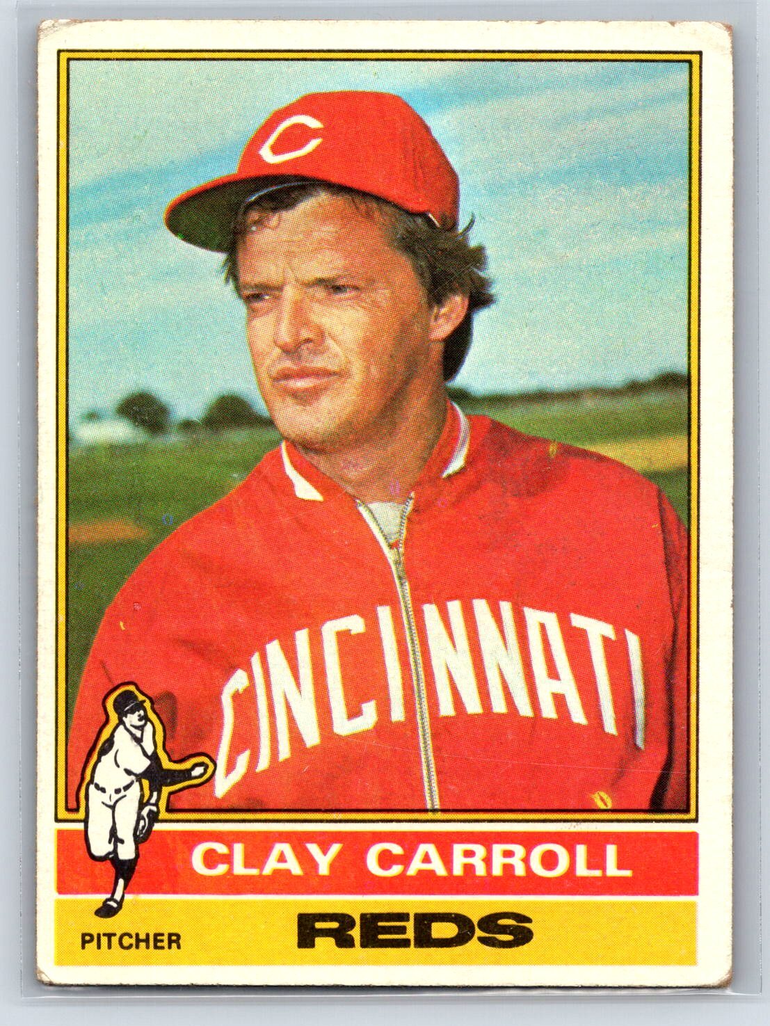 1976 Topps #211 Clay Carroll EX Cincinnati Reds | eBay