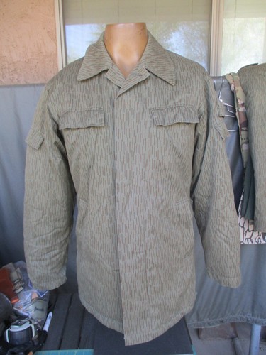 Vtg East German RAIN DROP PATTERN Insulated Camo Winter Parka Field ...