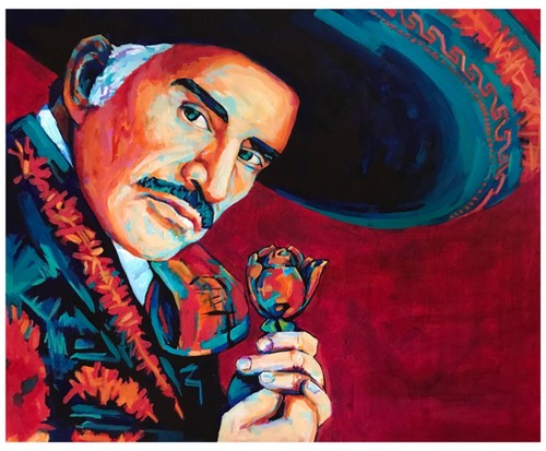 Vicente Fernandez 16x20 canvas print original artwork by Xilberto | eBay