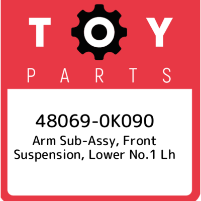 48069-0K090 Toyota Arm sub-assy, front suspension, lower no.1 lh ...