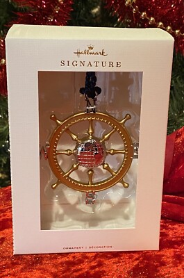 2020 Hallmark COMPASS Ship's Wheel BE BOLD, MAKE WAVES Signature ...