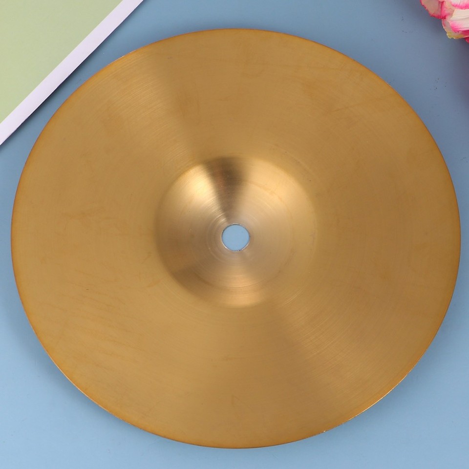 2pcs Brass -hat Cymbal: Percussion Cymbal Beginner Friendly for Drum ...
