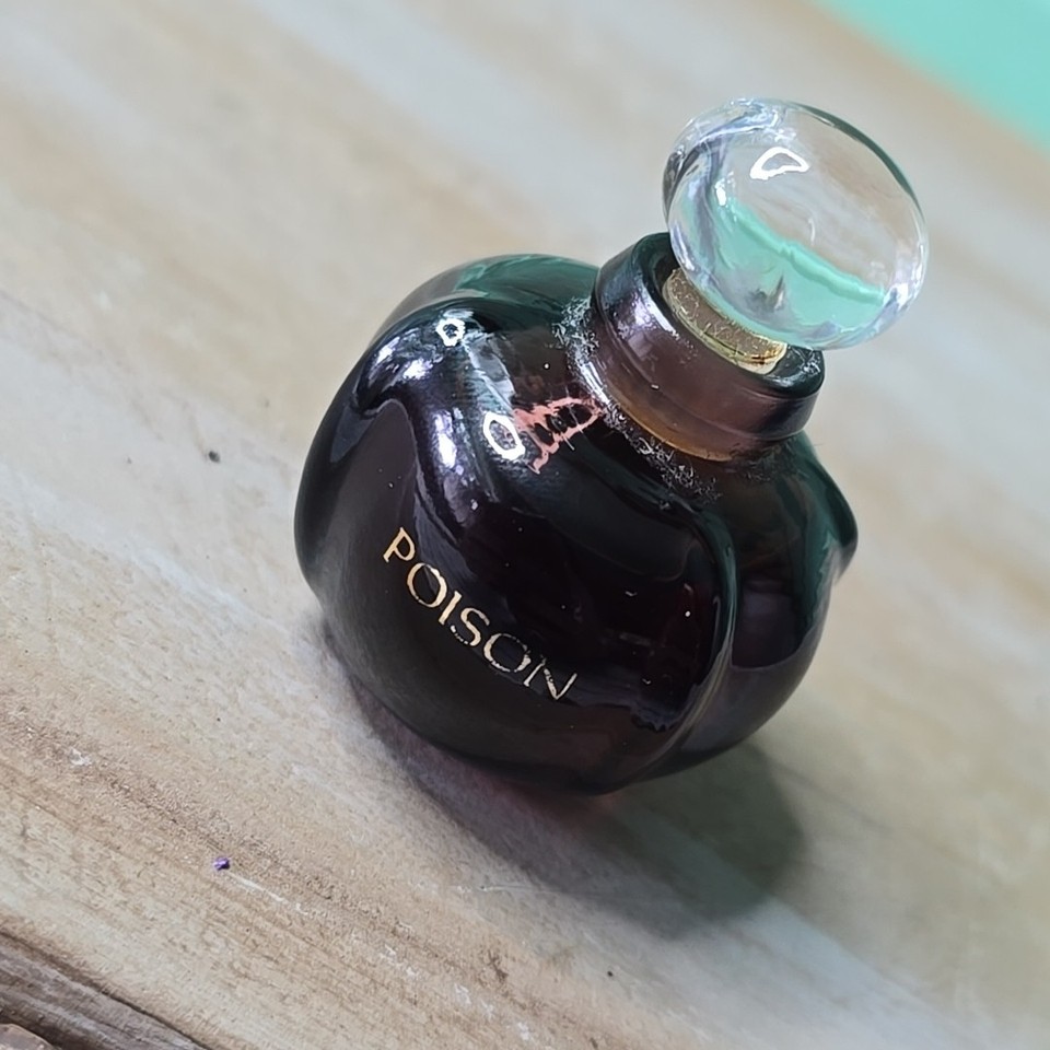 Christian Dior Pari Mini Poison Parfum Bottle .17 OZ BOTTLE Almost Full ...
