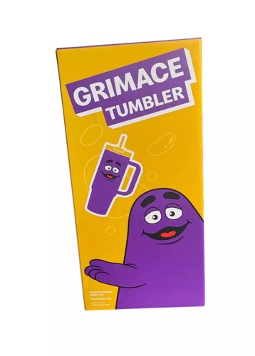 McDonalds 2025 AU Exclusive Grimace Tumbler Cup 40oz/1182ml Hot/Cold ...