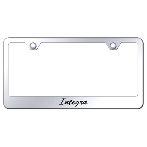 License Plate Frame for Acura Integra Script on Mirrored [Officially ...