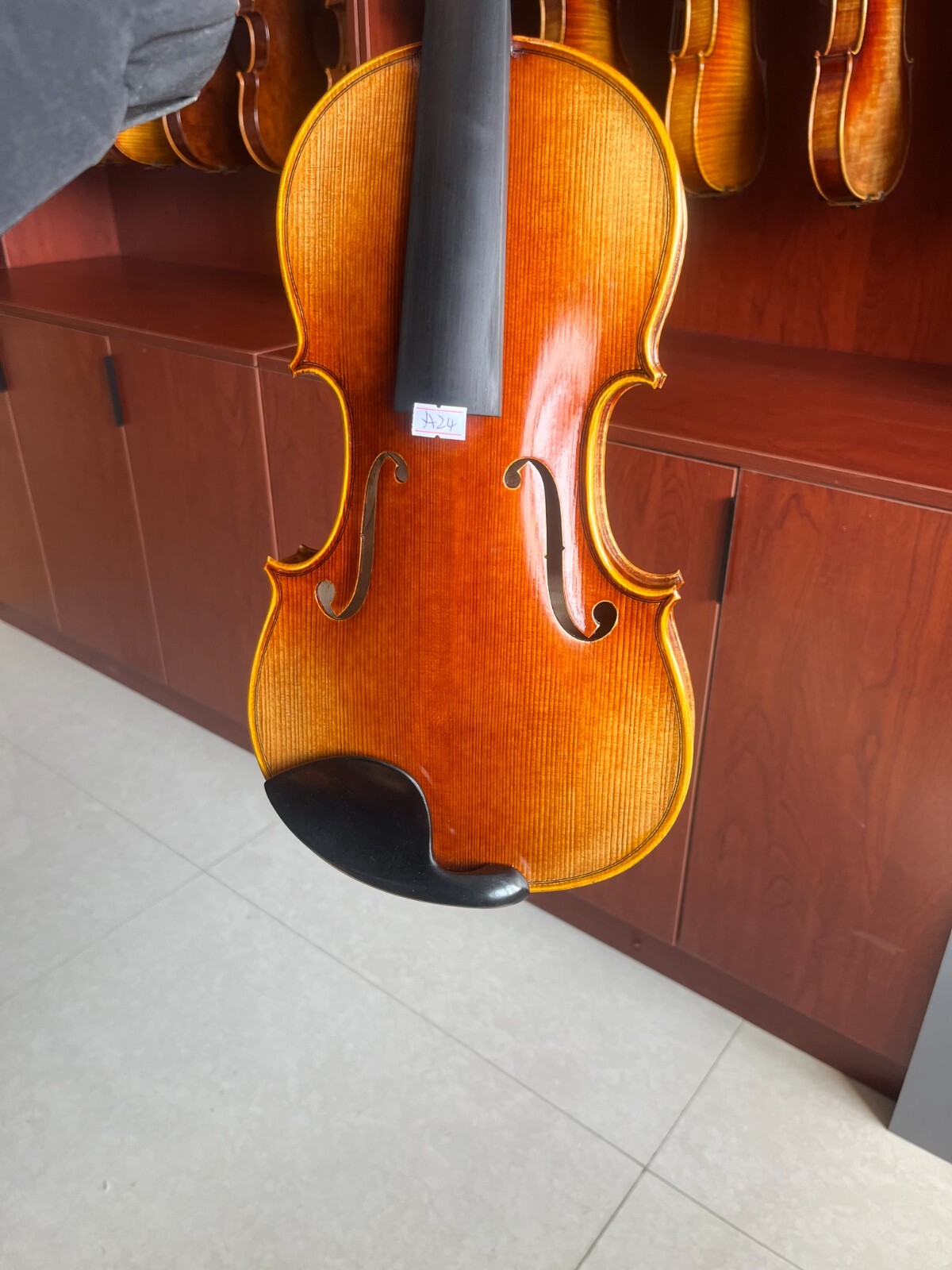 Antique 4/4 Handmade violin Sweet tone free case Stradivarius model ...
