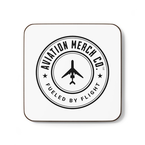 Aviation Merch Co. Logo Hardboard Back Coaster | eBay