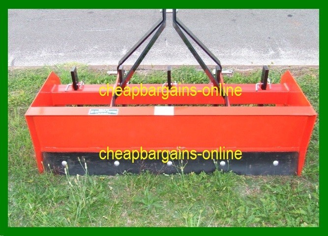 5ft BOX GRADER BLADE 5 RIPPERS 150 cm 3PL #1 DRIVEWAY SCRAPER SPREADER ...