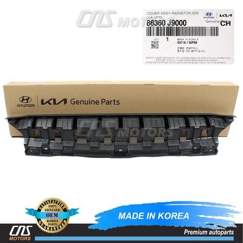 ⭐GENUINE⭐ Radiator Grille Upper Cover Shield for 18-21 Hyundai Kona ...