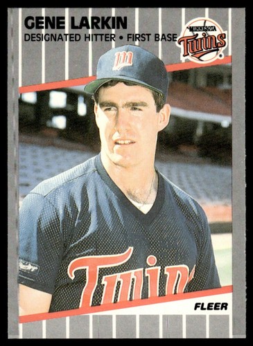1989 Fleer Gene Larkin Minnesota Twins #117 | eBay