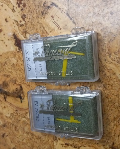 2 Turntable Needles Record Stylus Electro-Voice 117 131 148 154 EV 2616 ...