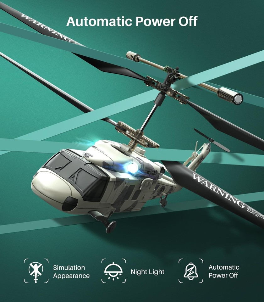 SYMA Military RC Helicopter for Adults, Remote Control Helicopter with ...