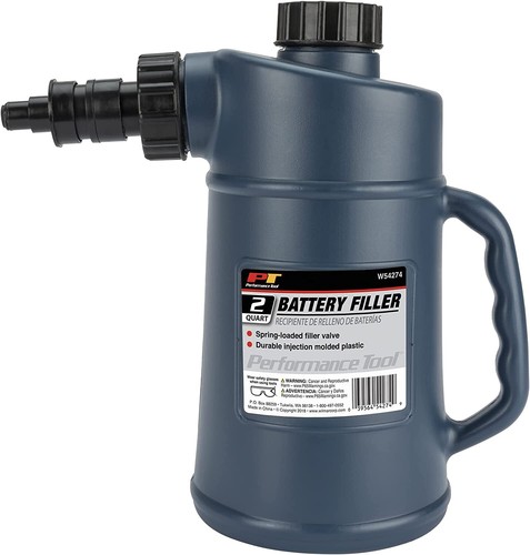 Battery Filler Golf Cart Bottle Jug Water With Auto Shut Off 2 Quart ...