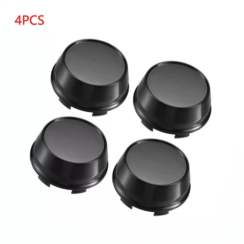 Universal 66mm OD. 6 Clips Car Wheel Rim Hub Center Caps Cover Black ...