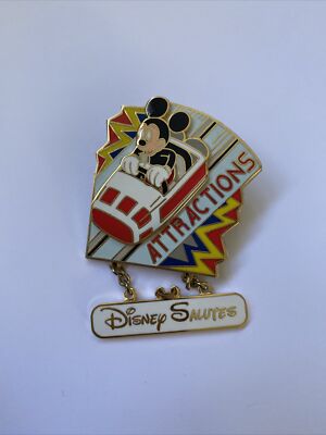 Disney Pin - WDW Cast Exclusive - Disney Salutes Attractions | eBay