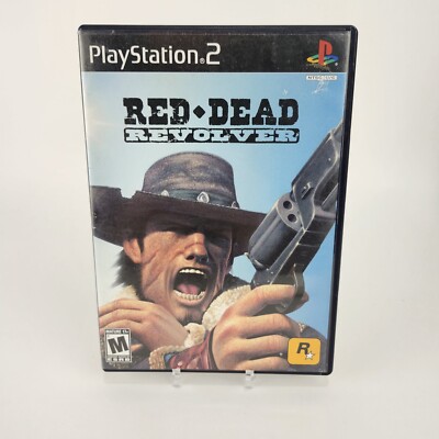 PS2 2004 Shooter RED DEAD REVOLVER Sony PlayStation 2 Rockstar Complete ...