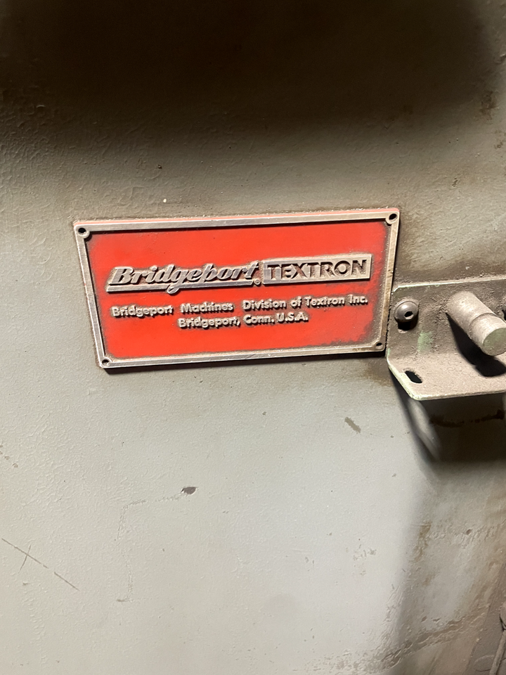 Bridgeport Milling Machine, Vertical Mill, Chrome Ways, Power Feed | eBay