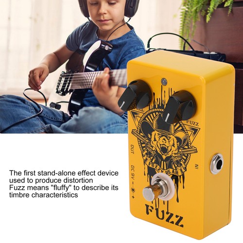 Fuzz Effect Pedal Electric Guitar Fuzzy Bear All Metal Shell Musical ...