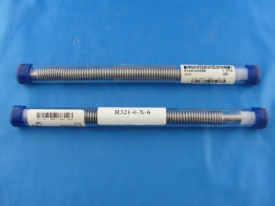 Lot of 2 Swagelok R321-6-X-6, 3/8” x 6” CT series convoluted metal tube ...