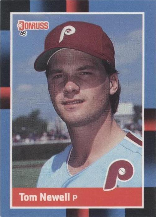 1988 Donruss - Tom Newell #604 Last Line Begins with Batters (RC) for ...