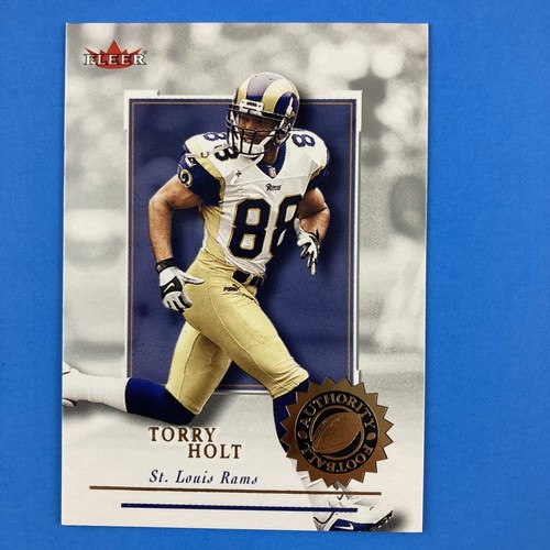 Torry Holt 2001 Fleer Authority Card #81 NFL St. Louis Rams | eBay