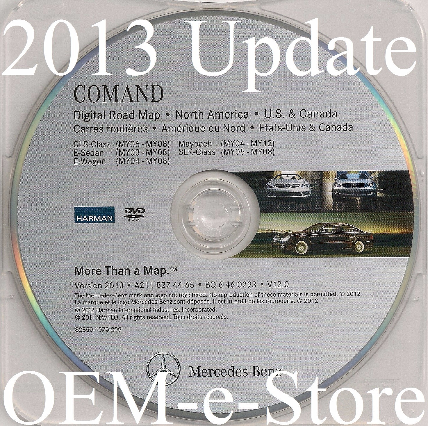 2004-2012 Mercedes Benz Maybach GPS COMAND Navigation DVD U.S Canada ...
