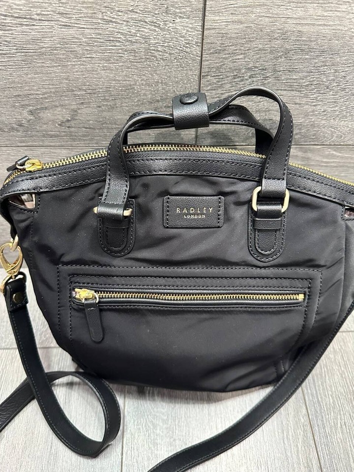 Radley London Spring Park Domed Black Bag | eBay