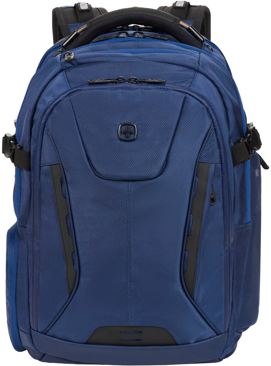 SwissGear - Commander USB ScanSmart Laptop Backpack - Blue | eBay