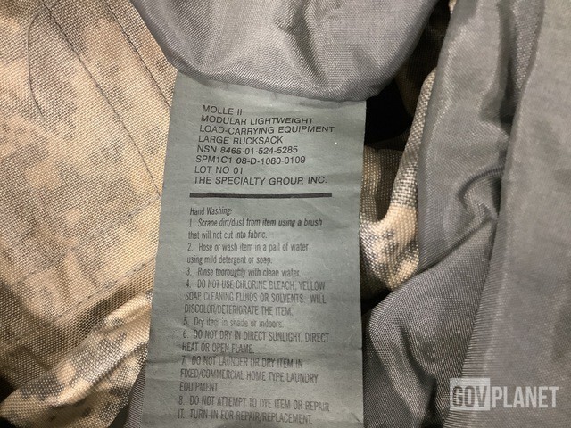 MOLE II RUCKSACK LARGE US ARMY ACU MILITARY FIELD PACK 8465-01-524-5285 ...