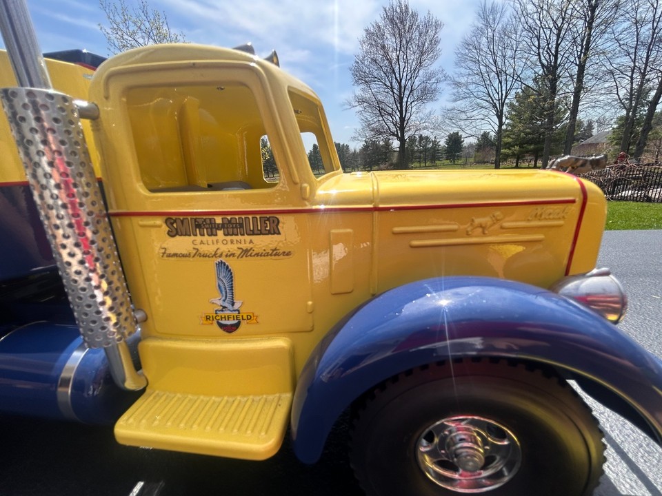 Vintage Smith-Miller Mack L Truck with Richfield Gasoline Tanker ...
