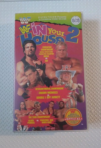 WWF - IN YOUR HOUSE 2 (VHS, 1995) video wrestling 145 minutes official ...