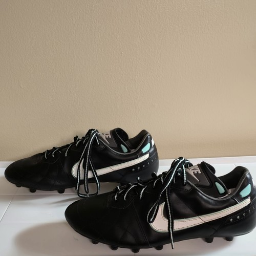 Nike Soccer Cleats 11.5 - #901012 - Black & Mint - *Read Desc* - 1980s ...