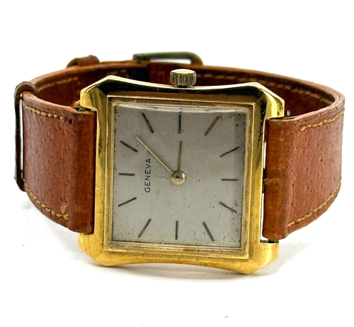 LUC LU Chopard 18K Solid Yellow Gold Mid Century Modernist Wrist Watch ...