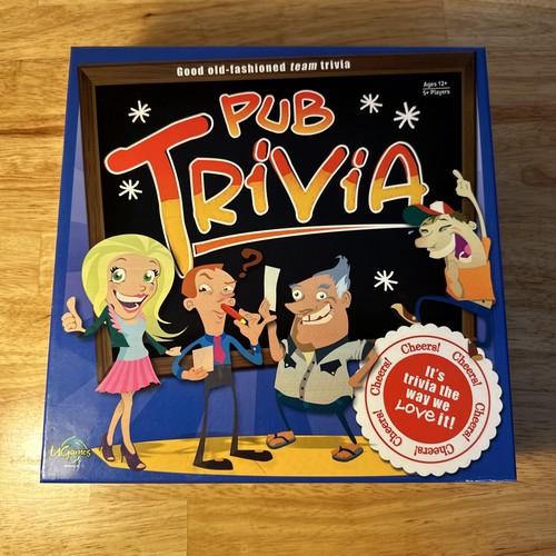 Pub Trivia: Good Old Fashioned Team Trivia ~ University Games Board ...